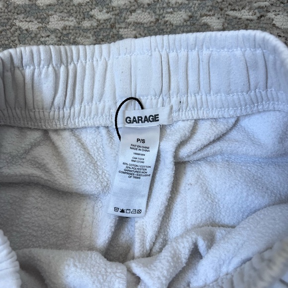 Garage | Pants & Jumpsuits | Garage Womens White Fleece Cargo ...